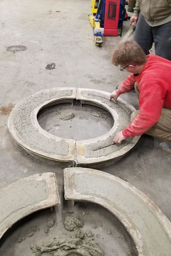 Concrete Tree Rings - Creative Edging of Spokane
